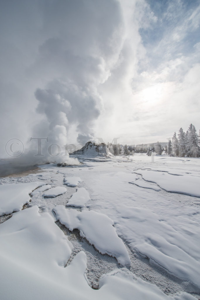 Castle Geyser Steam Runoff – Tom Murphy Photography