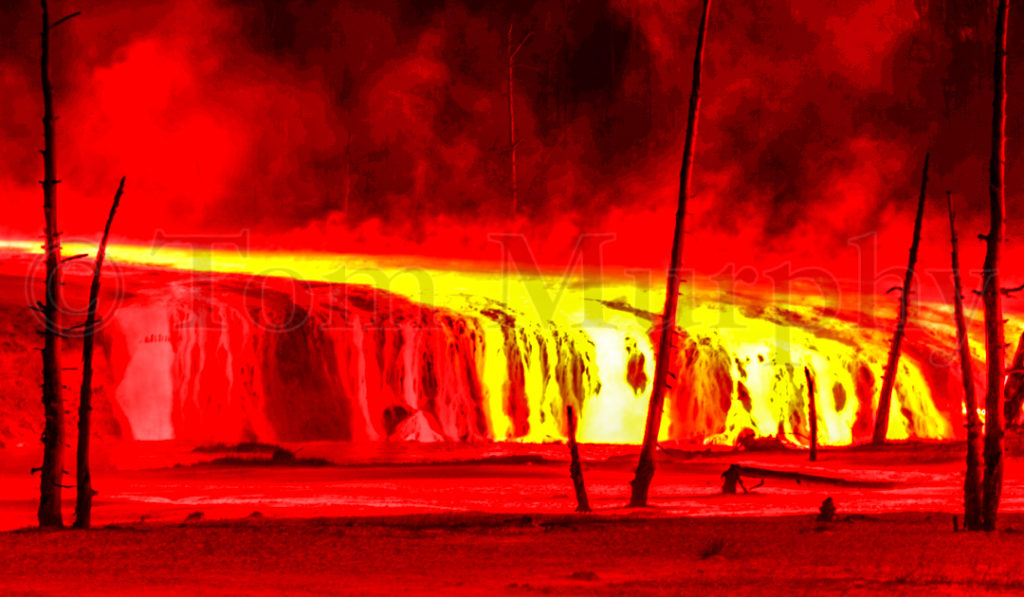Thermal Image Black Sand Basin – Tom Murphy Photography